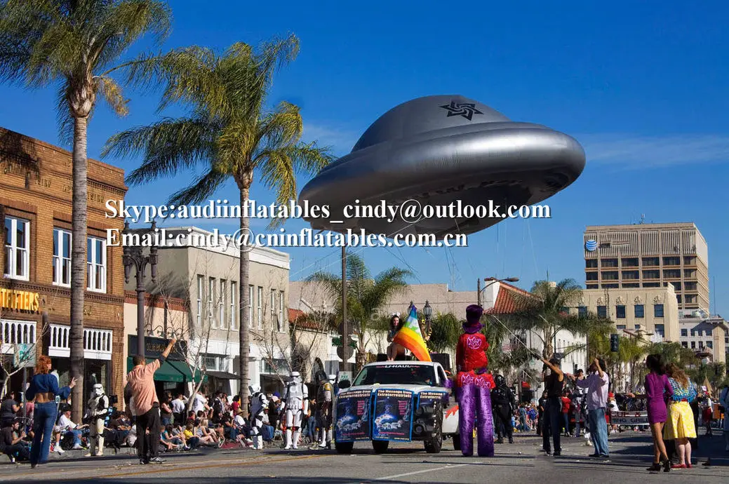 Parade Inflatable UFO Model Events Customized Helium Balloon