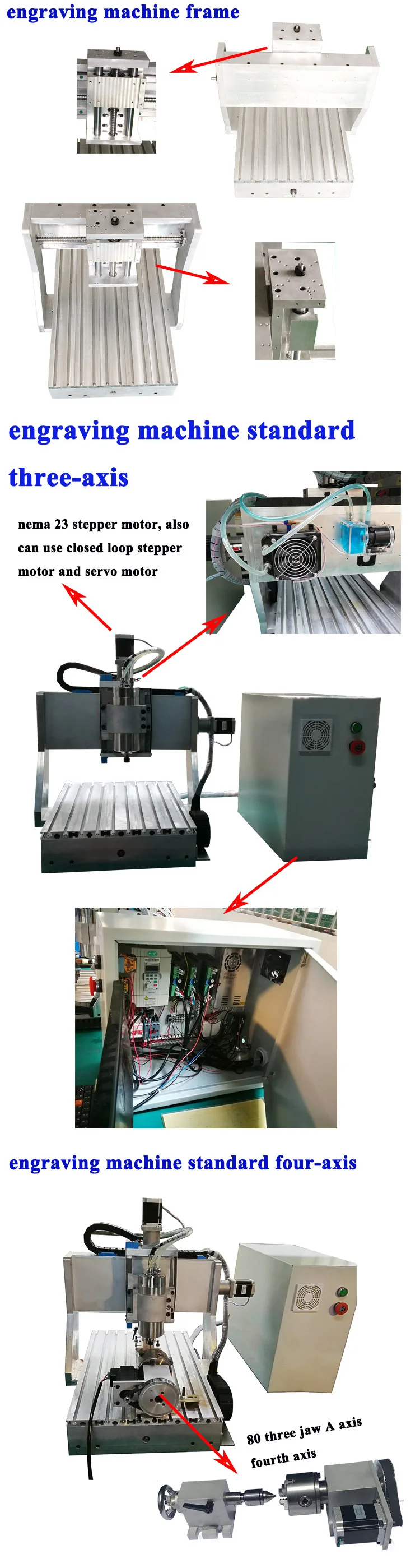 3 axis cnc3040 cnc frame kit engraving cnc router metal carv Products ...