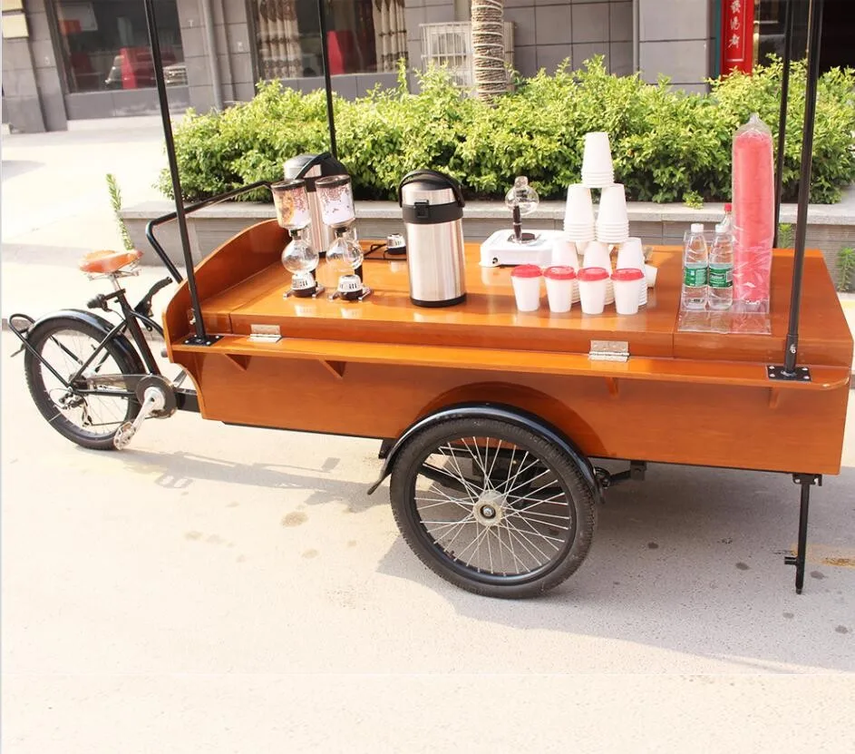 High Load Capacity Three Wheel Coffee Bike - Electric Tricycle