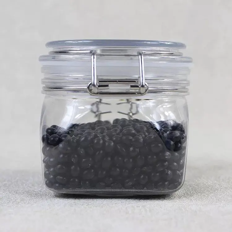 200ml Black Jar Customized Kilner Jar With Metal Clasp Closure Made In ...