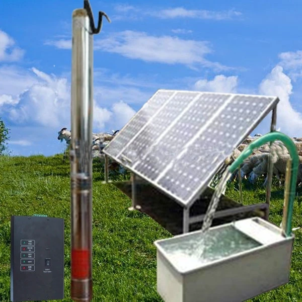 High Efficiency Water Pump Deep Well Submersible Pump 2 Inch Solar Pump ...