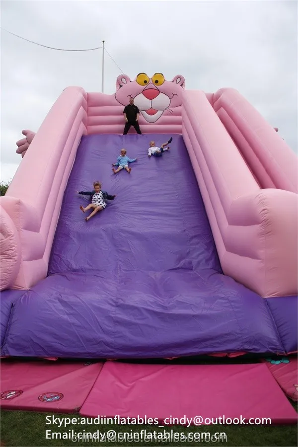 Pink Panther Inflatable Mega Slide - Fun for Kids!