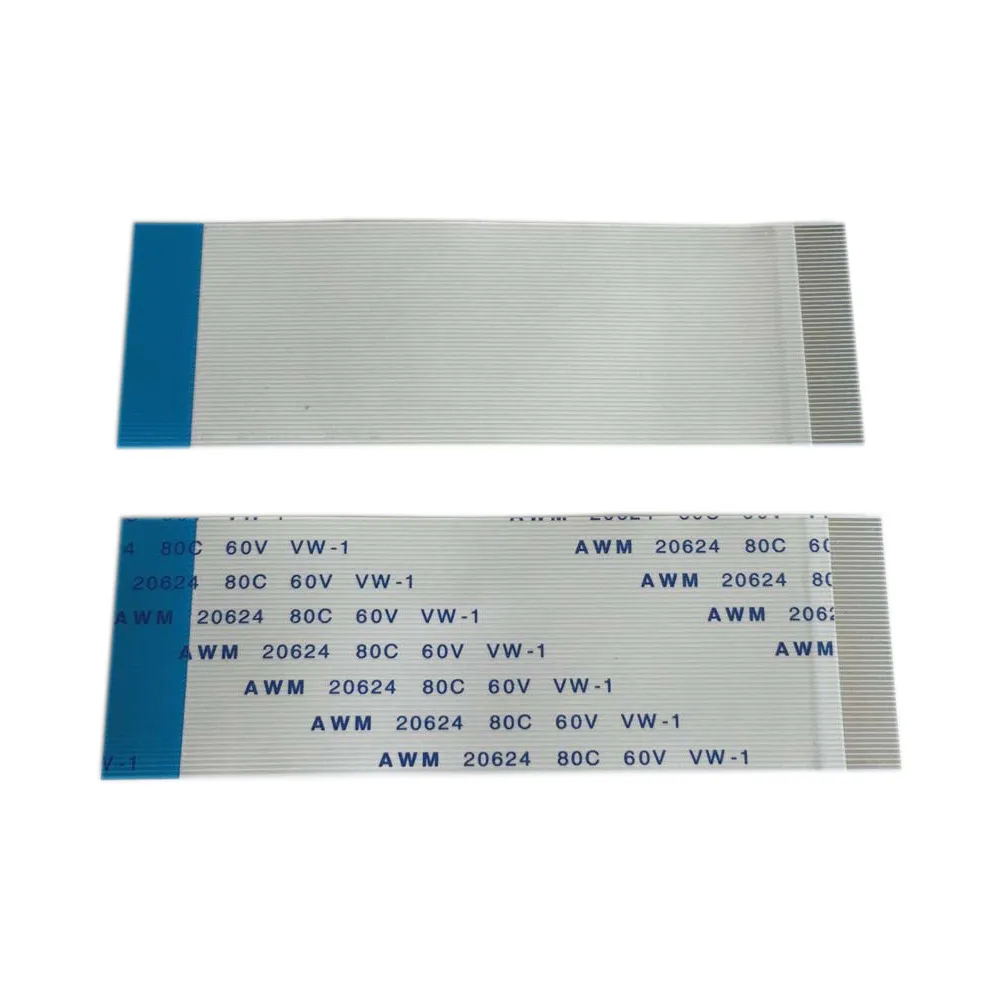 Ffc 30 Pin 100mm Length Flexible Flat Cable Ribbon Awm 2896 80c 30v Vw ...