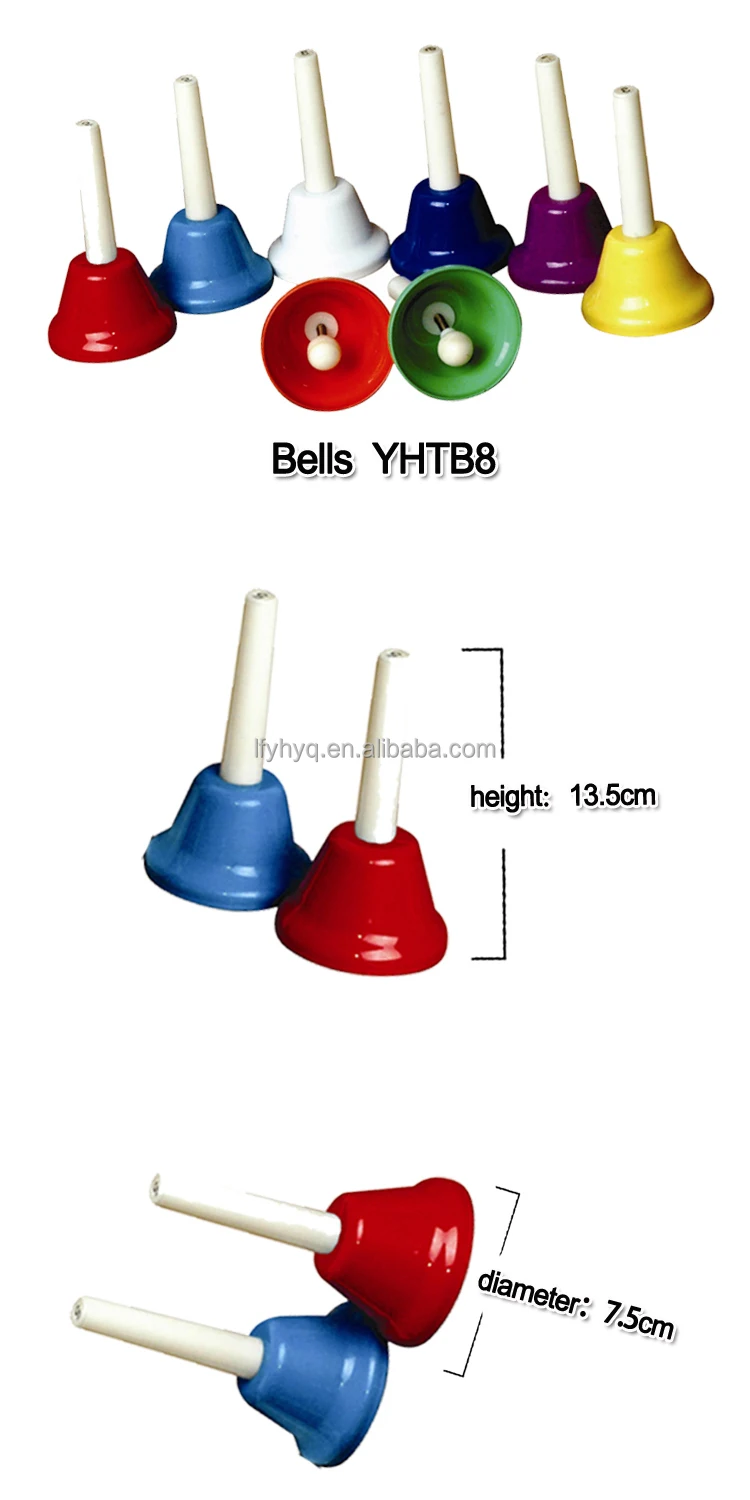Wooden Stand Metal Touch Bells,Touch Bells With Stick - Buy Small Metal ...