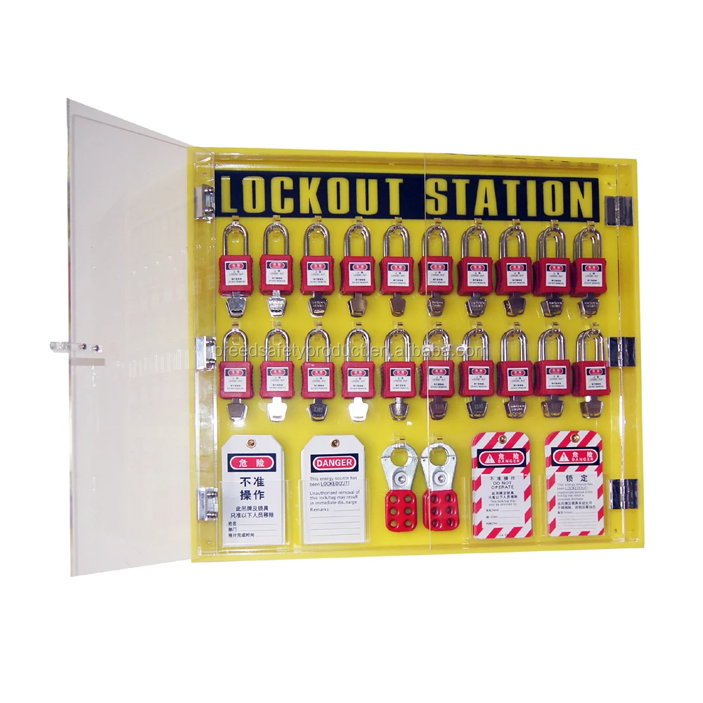 Wall-mounted Acrylic Loto Box Lockout Station Filled - Buy Loto Box ...