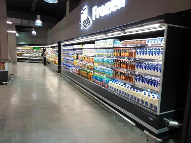 Vegetable and Fruit Chiller Multideck Open Display Cooler for ...