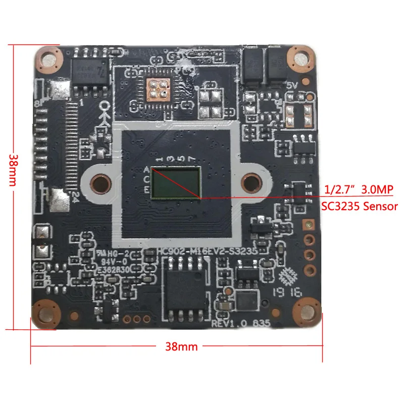 3.0MP Low-Illumination HD Network Camera Module - CCDCAM