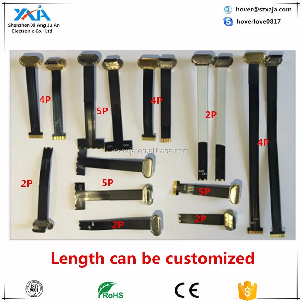 Dual Right Angle Micro Usb Ribbon Cable - Buy Micro Usb Ribbon Cable ...