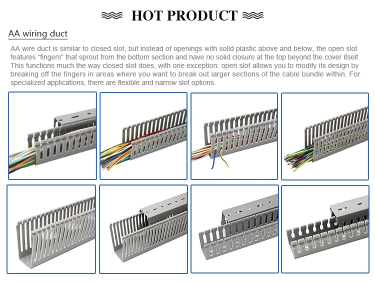 Slotted Pvc Electrical Wiring Ductswiring Ducts Cable Tray Cable Duct - Buy Slotted Pvc ...