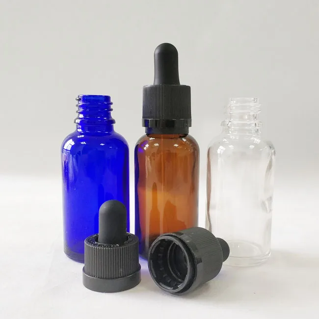 Black Pp Plastic 20-400 Ribbed Skirt Dropper Cap Assembly With Rubber ...