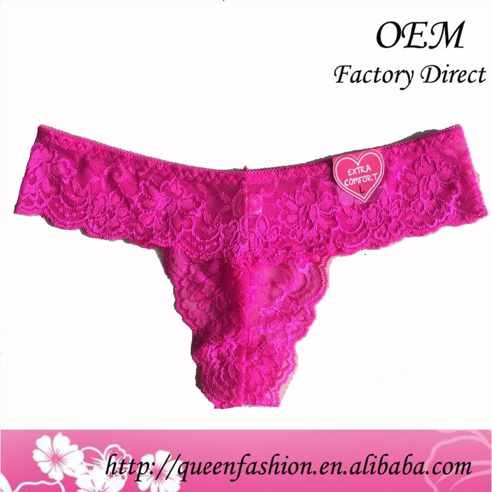 Wholesale Ladies Sexy Fancy Panty Thong Sex Lace G String Young Girls