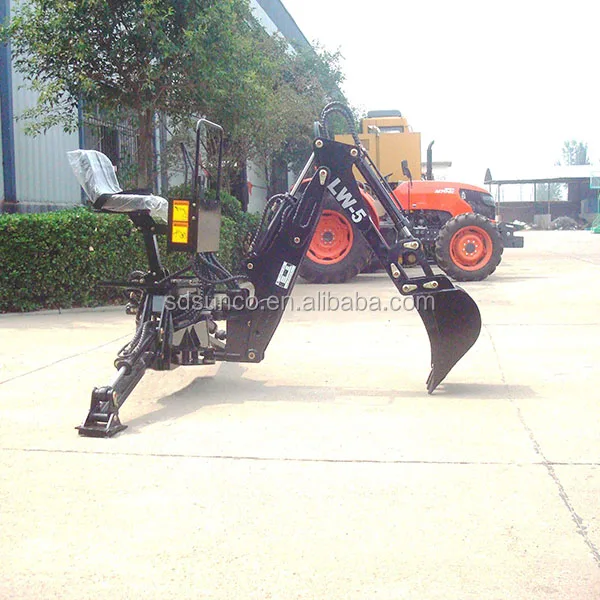 Mini Lovol Tractor Rear Mounted Pto Driven 3 Point Backhoe Attachment ...