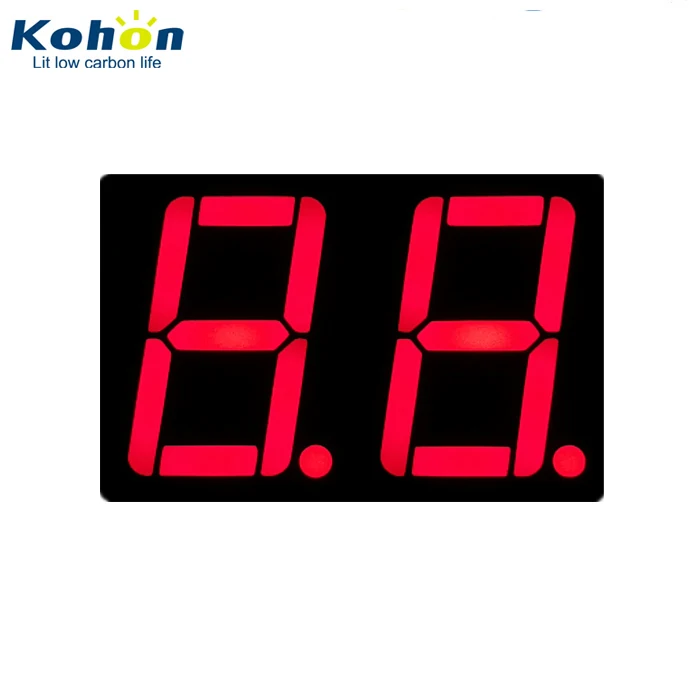 Red Emitting 2 Digit 0.56 Inch Common Cathode Dual 7 Segment Led ...