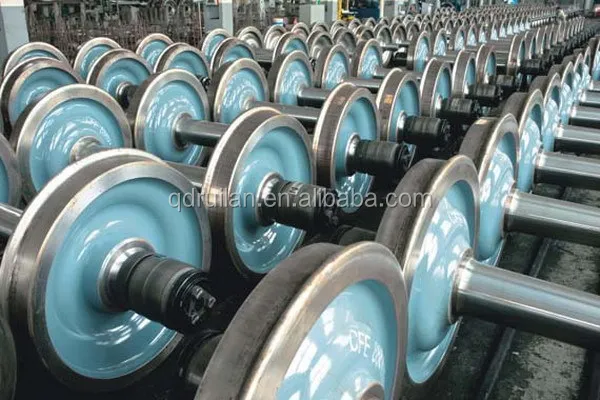 Locomotive Wagon Wheel Set,Train Steel Wheelset - Buy Locomotive Wagon ...