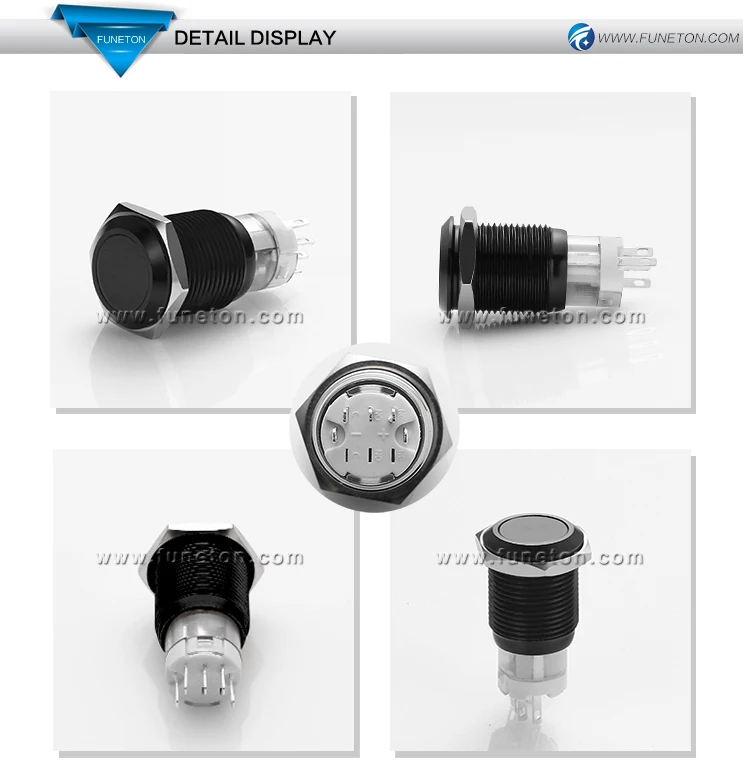 Button Switch Wiring Diagram - 4 Position 6 Pin Switch