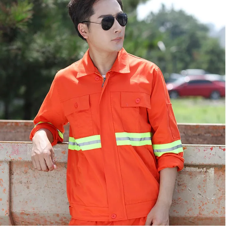 Sanitation Suit - Industrial Long Sleeve Safety Worker Uniform