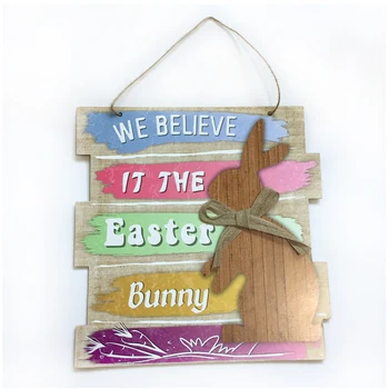 Custom Different Easter Hanging Home Decoration Mdf Hanging Decoration ...