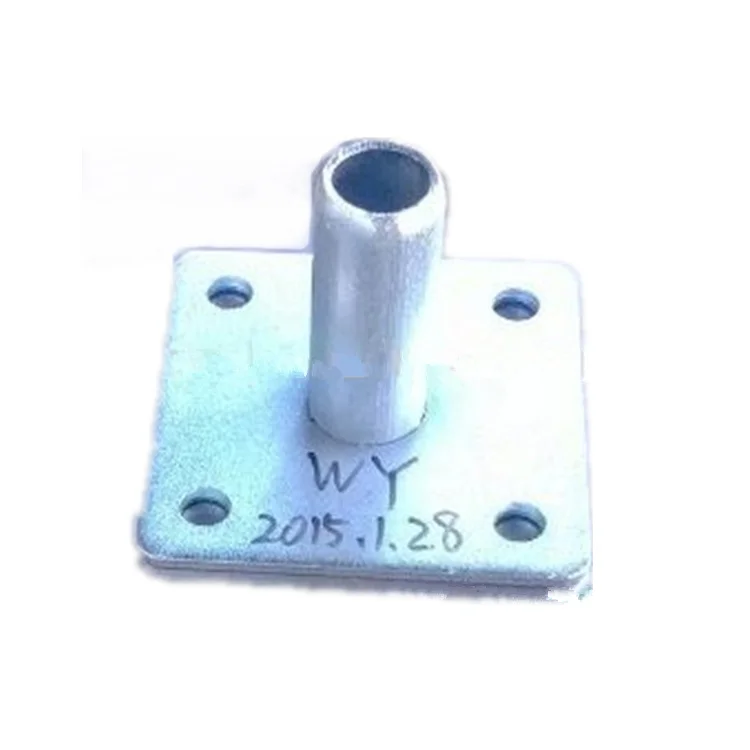Steel Base Plate with Spigot 80mm for Scaffold Stability
