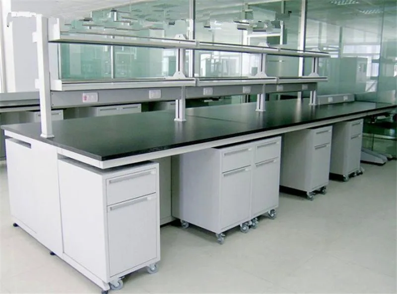 Removable Lab Bench Used Mobile Laboratory Table Wheel Lab Furniture ...