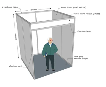Factory Price Aluminum Exhibition Booth 2x2 - Buy Exhibition Booth 2x2 ...