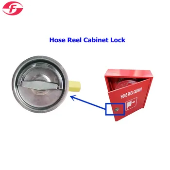 Round Shape Stainless Steel Hose Reel Cabinet Lock Fire Cabinet Lock ...