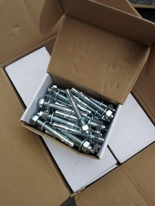 Galvanized Carbon Steel Wedge Anchors Bolts - Buy M20 Anchor Bolts ...