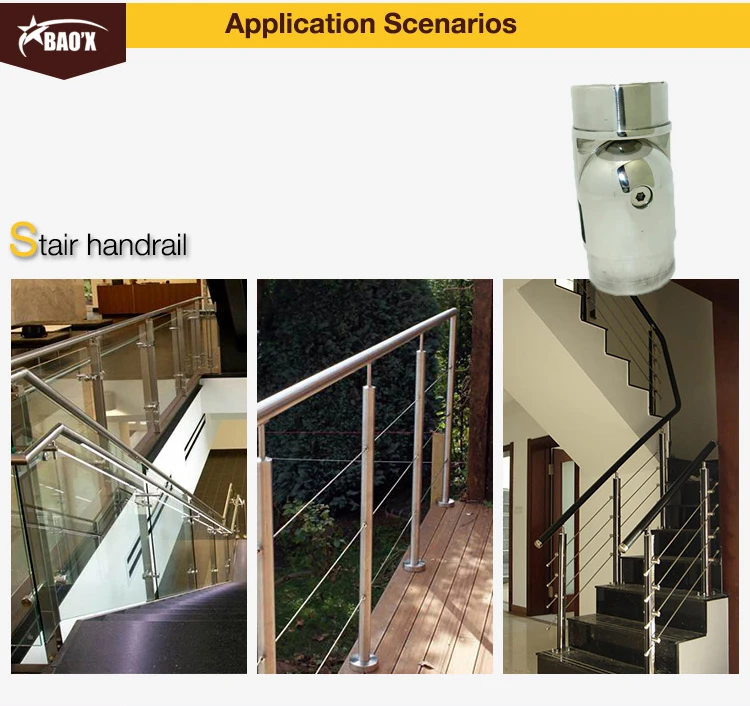 Adjustable Movable Flexible Handrail Connector Handrail Support - Buy ...