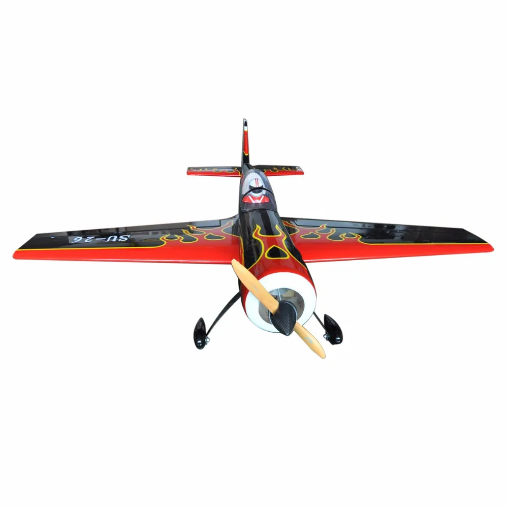 Gasoline Rc Fms Plane F120 Su-26 88.9" 50cc Gas Engine Rc Airplane ...