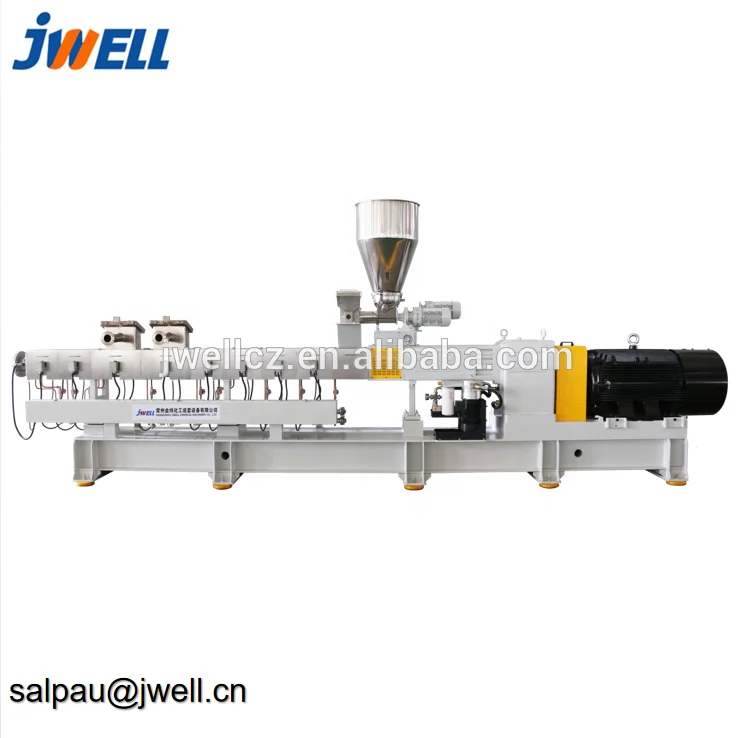 Jwell Color Masterbatch Pelletizing Making Granulator Twin Screw ...
