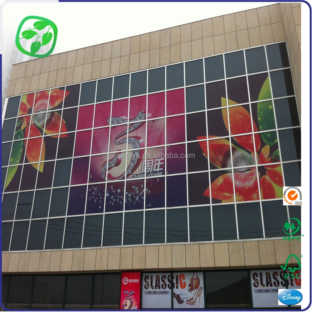 Waterproof Sunscreen Bus One Way Vision Sticker Glass Sticker Car ...