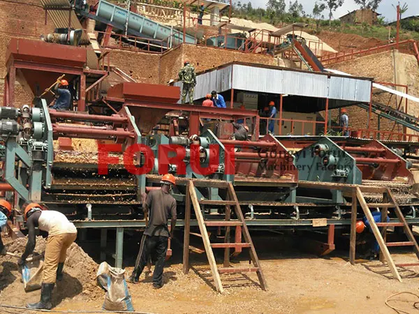 Tantalite Ore Processing Plant in Rwanda - 25-40TPH