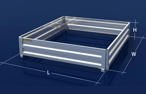 Galvanized Pallet Collar - Durable & Versatile Protection