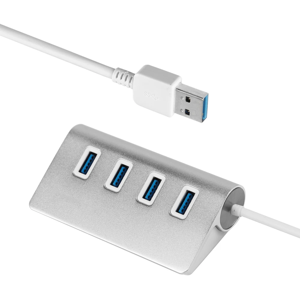 New Usb 3.0 Premium 4 Port Aluminum Usb Hub With 48cm Shielded Cable ...