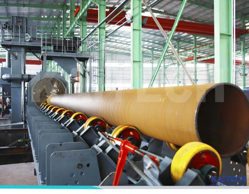 Industrial Cleaning Equipment Steel Pipe Shot Blasting Machine For ...