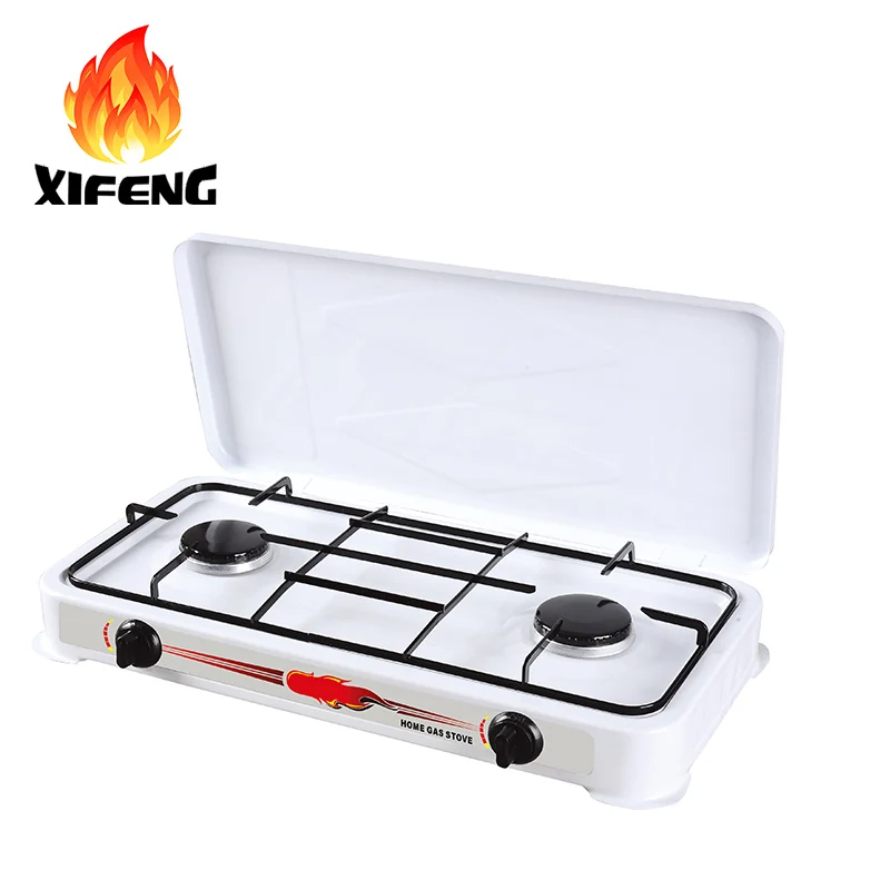 Euro Style 2 Burners Electric Ignition Portable Gas Stove With Cooktop ...