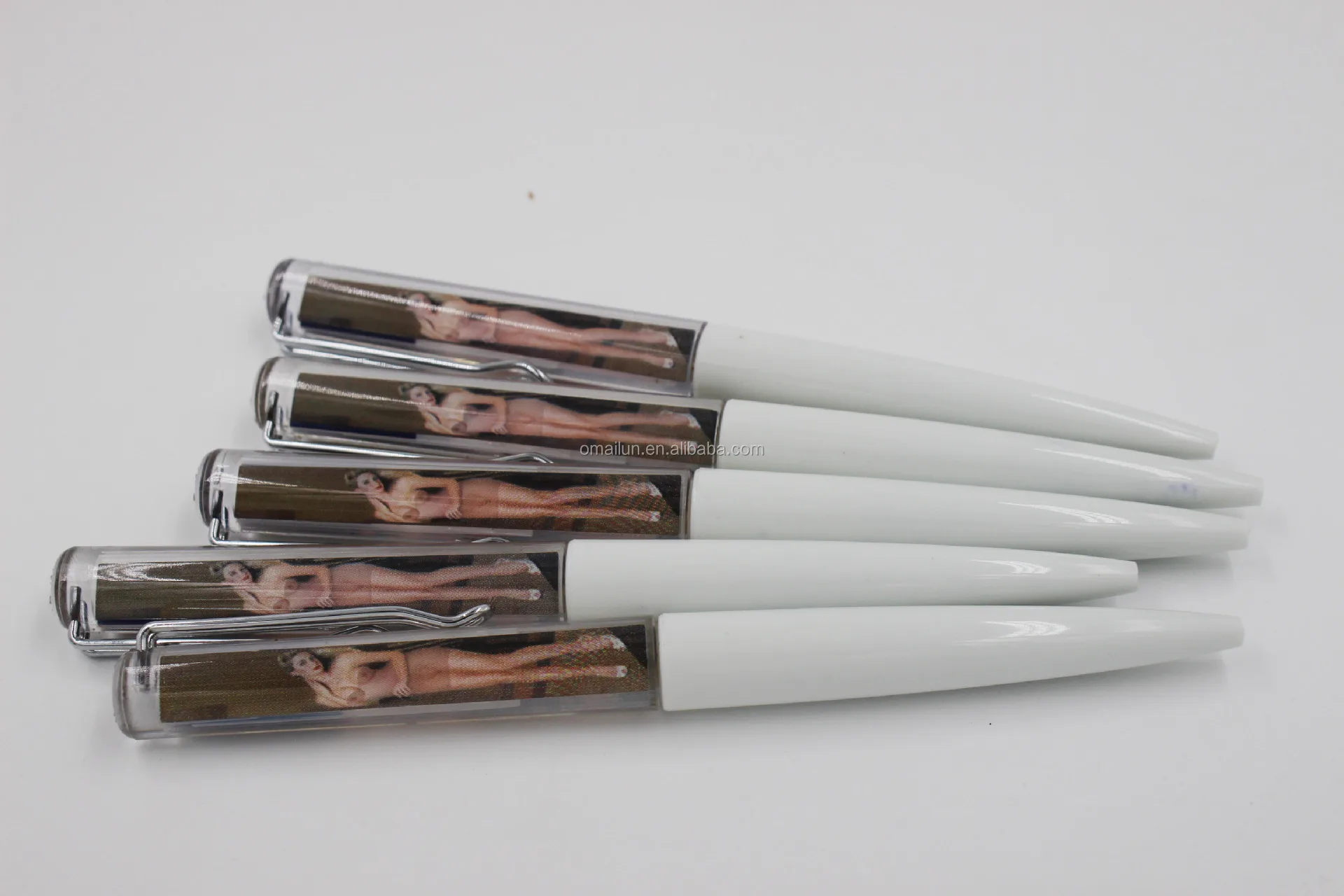 Custom Promotional 2d Liquid Floater Pen,Stripper Ballpoint Pen With ...