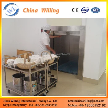 200kg Kitchen Food Lift Trolley Type Dumbwaiter Lift - Buy Trolley Type ...