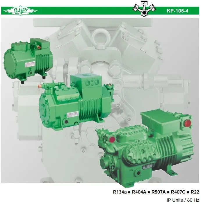 Bitzer China Refrigeration Cold Room Compressor 4PCS-10.2Y-20D