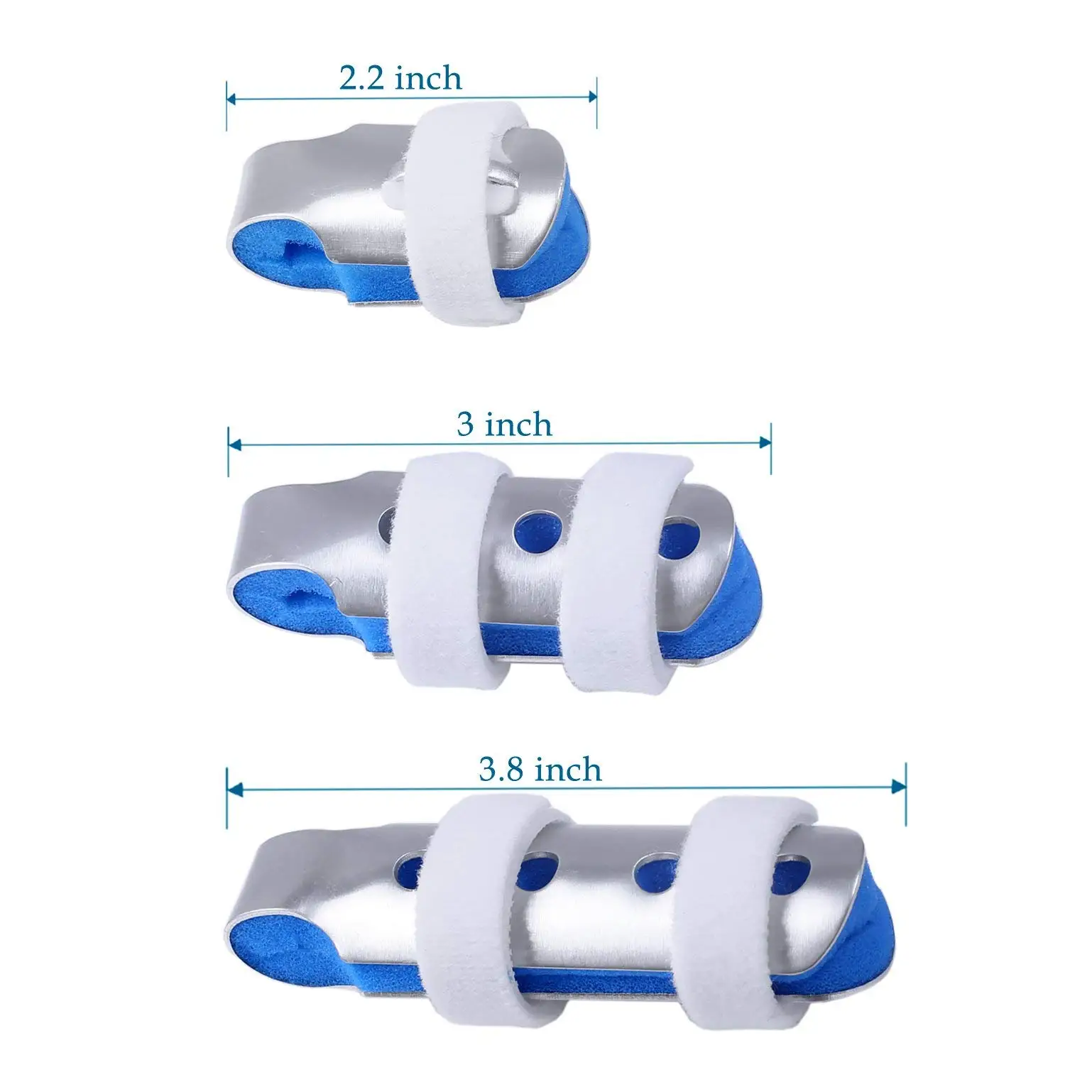 Aluminium Foam Frog Medical Fracture Finger Splint for First Aid