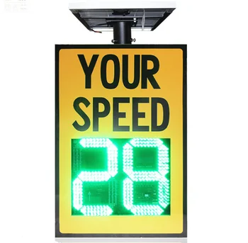 Rader Radar Speed Detection Board Speed Feedback Sign With Solar Panel ...