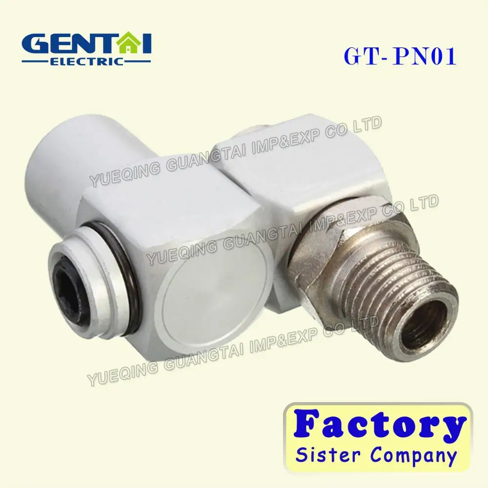 Aluminum Pneumatic Rotary Fitting 360 Degree Universal Joint Connector ...