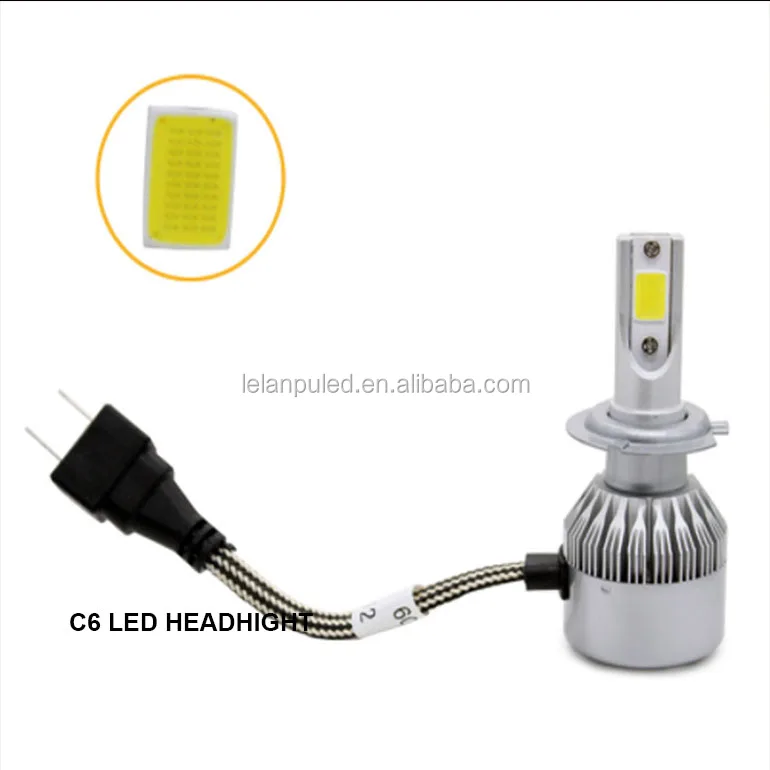 Bombilla Led Para Faro Delantero De Coche Y Motocicleta C6,12v,24v,3800lm,36w,H4,C6 - Buy C6 Led ...