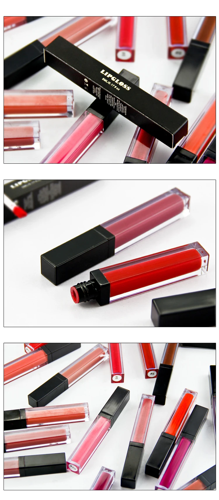 Moisturizing Matte Lipstick With Lip Line Clear Lip Gloss Magic Star ...