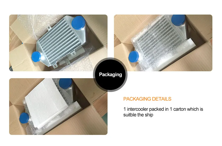 Water To Air Cooled Intercooler Radiator For Auto Car / Trucks / Bus ...