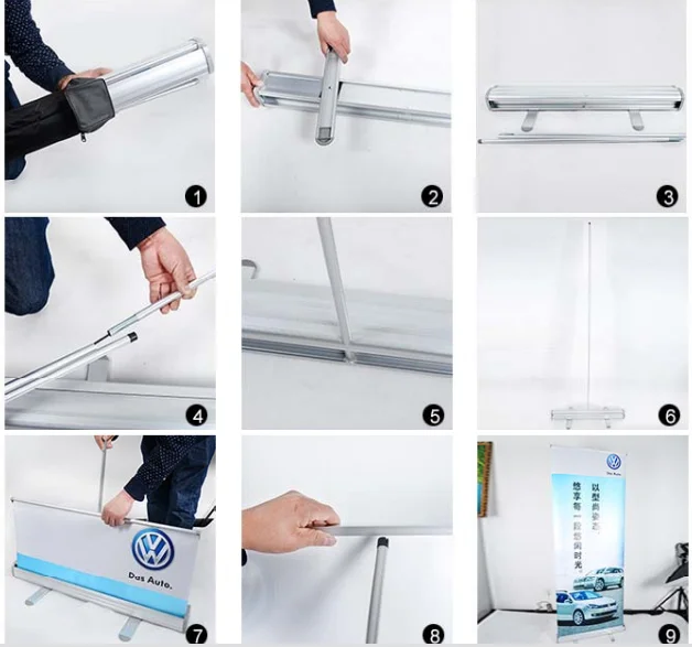 Pancarta Enrollable Plegable Para Publicidad Al Aire Libre,Soporte ...