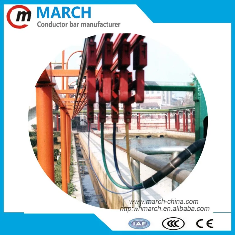 Overhead Crane Aluminum Bus Bar With Carbon Brush - Buy Bus Bar With ...