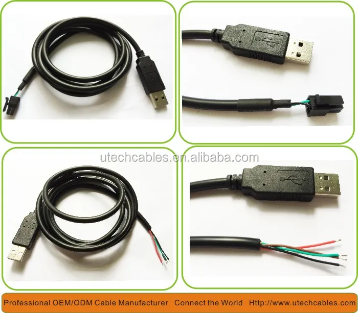 Ftdi Usb Rs232 Cable With Txd,Rxd,Gnd - Buy Usb Rs232 Cable,Usb Rs232 ...