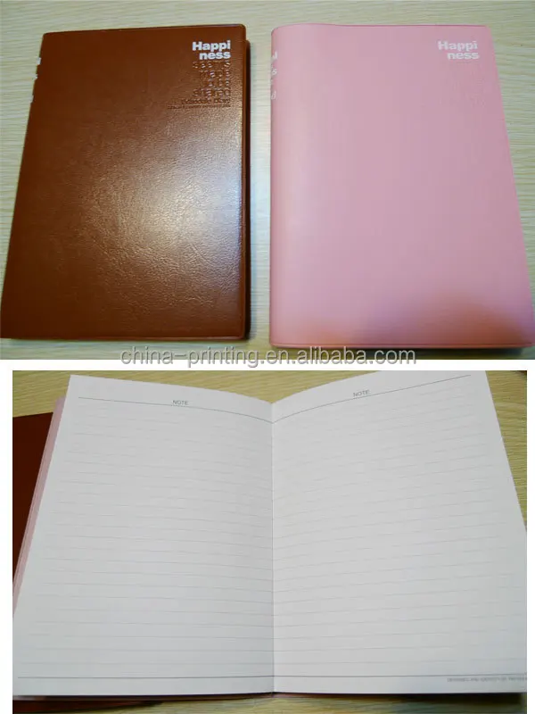 Print Cheap Bulk Blank Paper Notebook Small Recycled Brown Kraft Paper ...