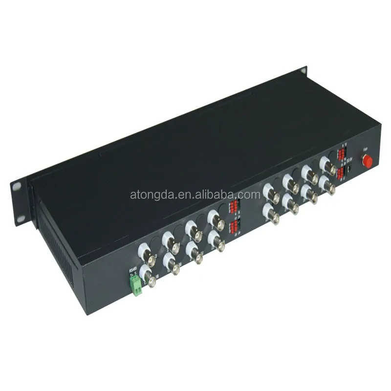 Cvi Tvi Ahd 16 Channel Bnc To Fiber Media Converter Fiber Optic Video ...