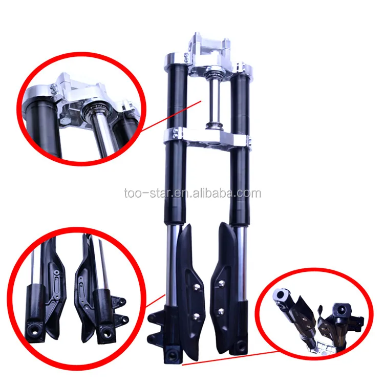 Motorcycle Front Shock Absorber Inverted Forks For Xr50 Crf50 Sdg Ssr ...